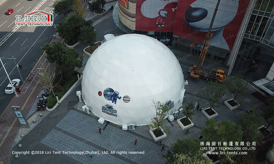 High Quality 25m Diameter Geodesic Dome Projection Tent for Outdoor Party Events from Liri Tent