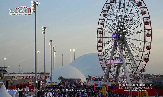 World's largest 60m dia Geodesic Dome Tent in Middle East from Liri Tent China