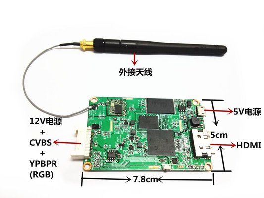 Ptv780 Car WiFi Mirabox Android Miracast Dongle dlna Ios Airplay Mirroring HDMI+AV (CVBS) +Micro USB