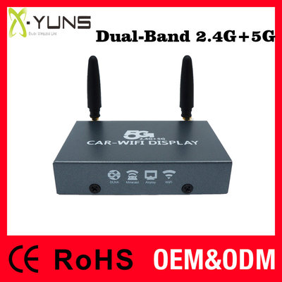 Dual-band 2.4G+5G Ptv550 Car WiFi Mirabox Android Miracast DongleIos Airplay Mirroring