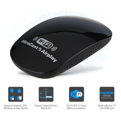 Wifi Display DLNA,Airplay mirroring,Miracast wireless display Android Miracast &amp; IOS Airplay Mirroring PTV8000M