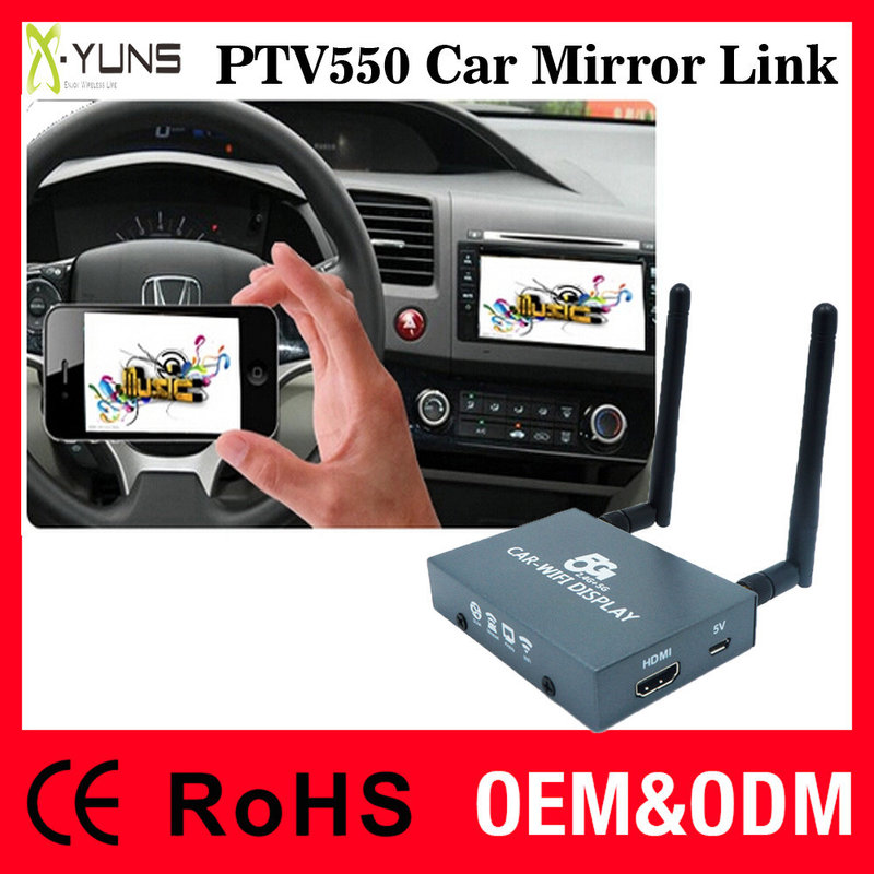 Ptv550 2 antennas Dual-band 2.4G+5G Car WiFi Mirrorlink Android Miracast Airplay Mirroring