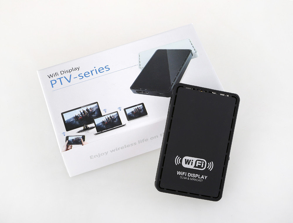 Wifi Display DLNA,Airplay mirroring,Miracast wireless display Android Miracast &amp; IOS Airplay Mirroring PTV8000B