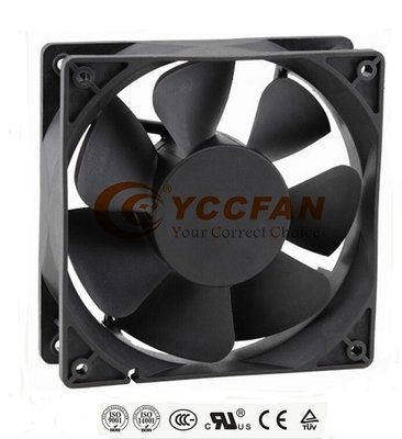 120mm 4 inch 12038 12Volt 24Volt 48volt brushless DC  Axial fan 120x120x38 mm