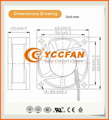 60mm 6025 5v 12v 24v dc brushless small axial fan 60x60x25mm