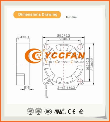 20mm 2006 super mini dc brushless axial fan 20x20x6mm