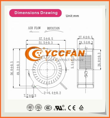60*60*28mm 12v 6028 dc brushless cooling fan 6028 24v high-power blower fan