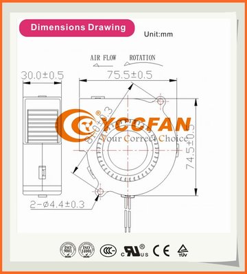 Company Information 2 inch 50mm 5015 dc brushless small projector cooler axial flow fan 50x50x15 12v   YCCFAN Technology