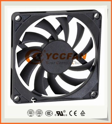 Shenzhen factory fans prices 80m 8010 12volt dc brushless electric cooker axial flow fans 80x80x10