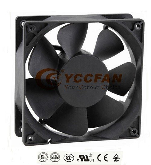 120mm 4 inch 12038 12Volt 24Volt 48volt brushless DC  Axial fan 120x120x38 mm