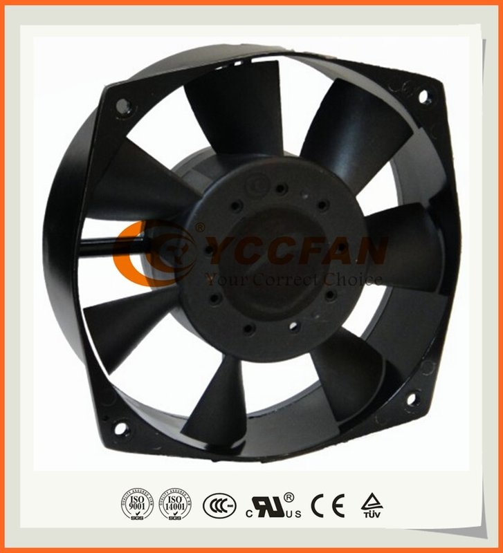 UL CUL CCC CE approved 150x150x50mm 1550 7 impeller ac axial 240v cooling fan factory