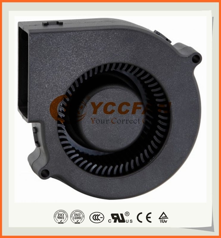 China factory low price 90mm 9330 high pressure 12volt dc brushless blower centrifugal fan