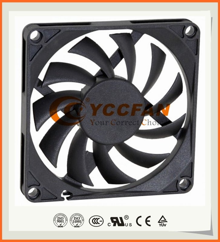 Shenzhen factory fans prices 80m 8010 12volt dc brushless electric cooker axial flow fans 80x80x10