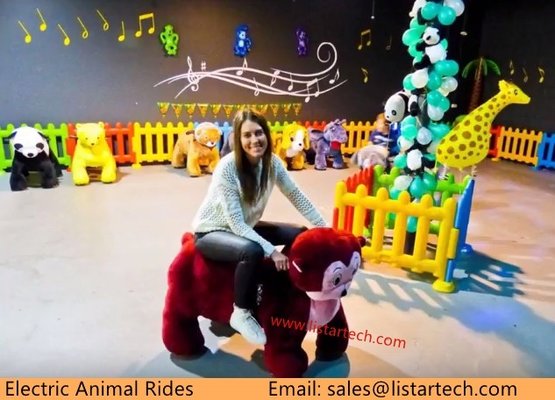 China Latest Popular Battery Kids Bikes Plush Electrical Animal Toy Car in Amusement Park supplier
