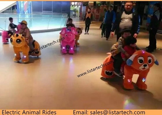China Coin Operated Plush Motorcycle Animal Kids Coin Operated Animal Rider for Kids and Adults supplier