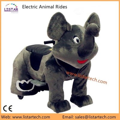China Plush Electrical Animal Toy Car Happy Wheels Game Electric Toy Animal for Rental Business supplier