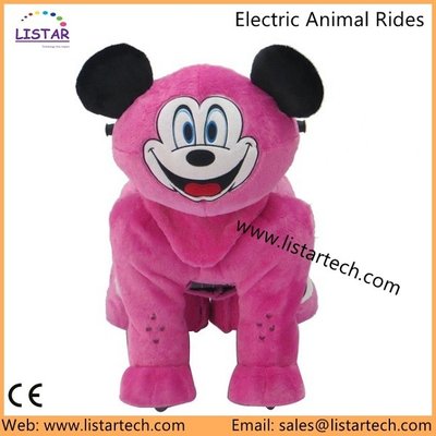 China New Design 4 Wheels Animal Bike Plush Motorized Animals Plush Motorized Riding Animals supplier