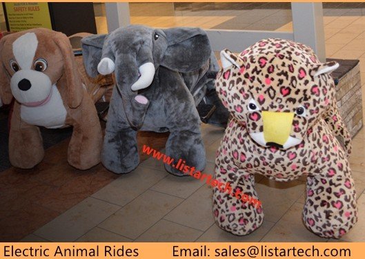 China Mall Rides On Animals Plush Wheel Coin Operated Happy Rides On Animals Hot New products supplier