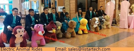 China Electric Animal Scooter Rides Happy Rider Toys On Wheel Animal Riding for Party Rental supplier