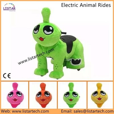 China Stuffed Toys On Animals Coin Operated Childrens Rides Stuffed Animals / Ride On Toy supplier