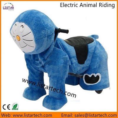 China Plush  Animal Rides, Electric Rechargeable Ride on Stuffed Animal Ride - Doraemon for Sale supplier