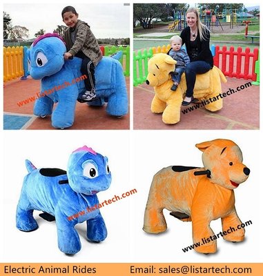 China Wholesale Plush Electric Animal Rides, Walking Animal Rider, Battery Animal Riding Scooter supplier