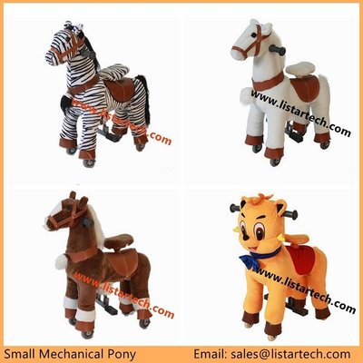 China Best Ride On Horse Toys Plush Mechanical Riding Horses for Toddlers and Older Kids supplier