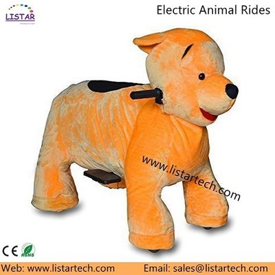 China Coin Operated Kiddie Rides animal plush riding motorized animals supplier