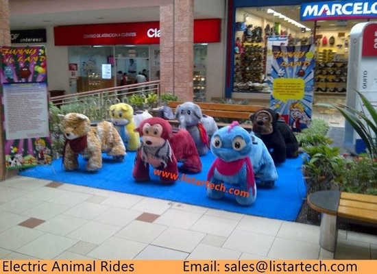 China guangdong stuffed toys hansel electronics plush riding animals supplier