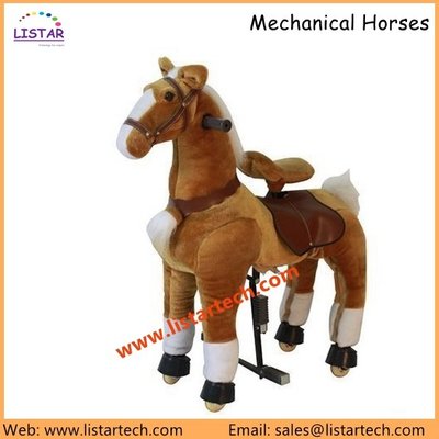 China High Quality Pony Cycle Toy Ride on Pony Horse Brown in Medium Size supplier