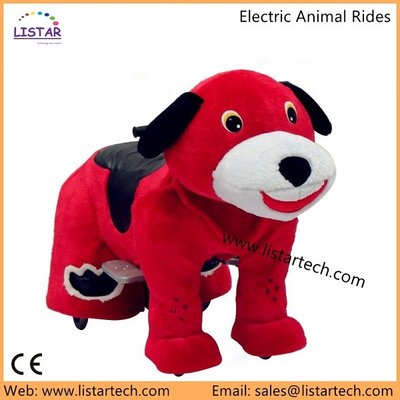 China Electrical Coin Operated Battery Plush Walking Animal Ride for Mall with CE Certificate supplier