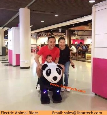 China youtube animals animated plush animals battery operated ride animals supplier