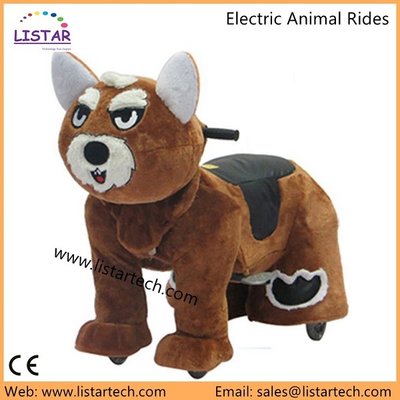 China Motorized Plush Riding Animals, Battery Electric Animal Plush Riding Toys Motorized Animal supplier