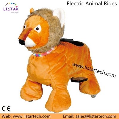 China Mall Rides on Animal Stuffed Animals with Wheels Motorized Animals Stuffed Play for Kids supplier