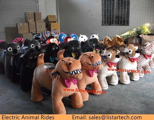 China coin batteries for kids motorized plush riding animals motorized toy car supplier