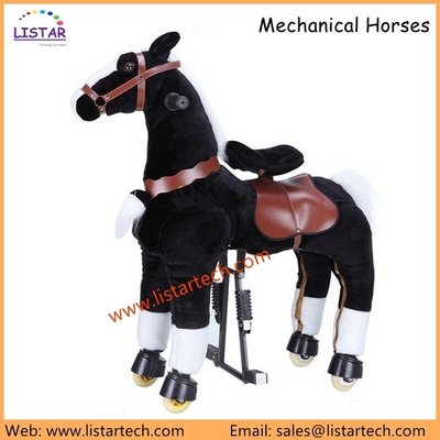 China Mechanical Horse Toys Walking Toy, Ride on Animal, Giddy Up Go Pony Ride on Horse-Zebra supplier