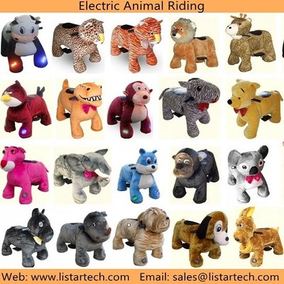 Motorized Zoo Animal Amusement Rides for sale, Stuffed Animal Ride-Yellow Duck supplier