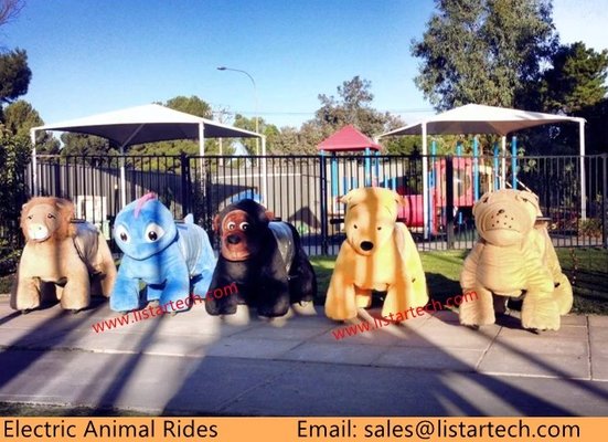 Latest Investment Game Coin Operated Childrens Rides Plush Animal Rides from Guangzhou supplier