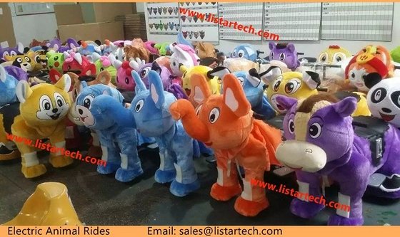 Animal Rides For Sale Stuffed Animals With Wheels Led Light and Music Wheel Animation supplier