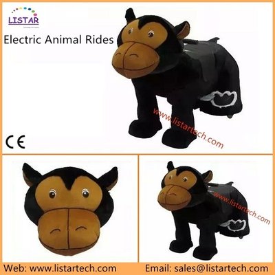 Electric Riding Toys for Kids Plush Horse Moving Coin Animal Rides, Battery Motorcycle supplier