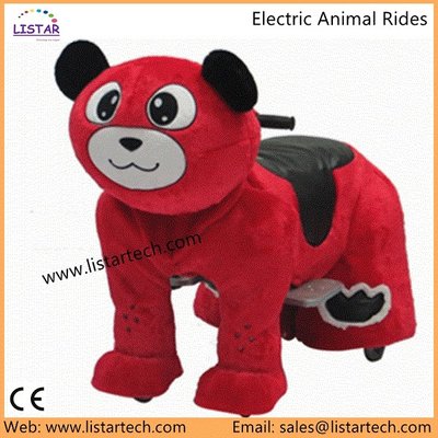 Kids Electric Power Ride on Motorcycle wheels Bike, Happy Trails Bear Plush Rocking Animal supplier