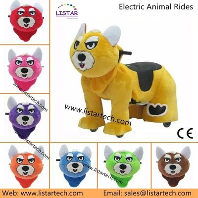 Lovely Motorized Plush Riding Animals China Stuffed Zippy Rides Happy Rides On Animal supplier
