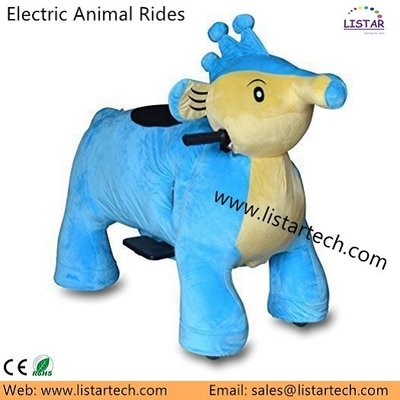 Chinese Electric Plush Animal Electrical Walking Riding Horse on Toy in Coin Operated supplier