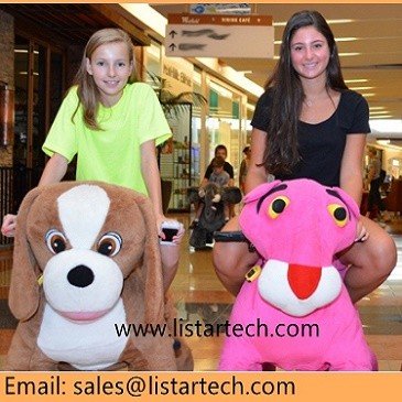 Hot Sale Battery Plush Ride on Animal Toys, Customizable! supplier