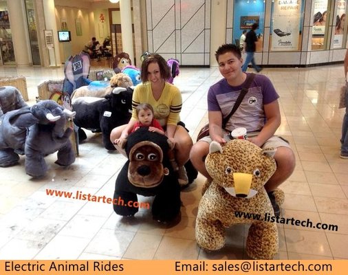 Walking animal rides for mall supplier