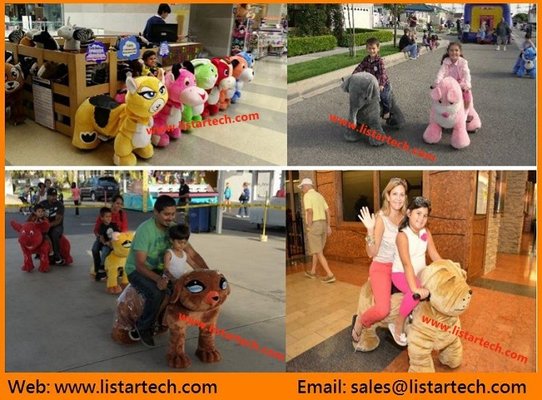 Electric Motorized Toy Bike Stuffed Animals Rides Plush Animal Scooters Toy Car supplier