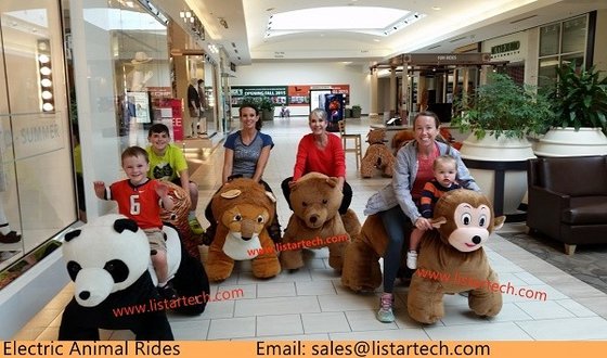 Plush Motorized Animals Plush Animal Electric Scooters Animal Bike for Kid and Parent supplier