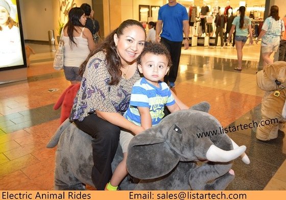 Kid and Adult Electric Animal Battery Toy Motorized Plush Riding Animals Animal Cars supplier