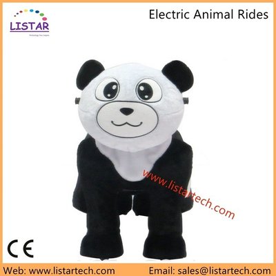 Kid Plush Toy Bike Stuffed Animals With Wheels Motorized Animal Rides For Mall supplier