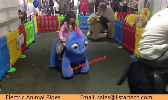 Indoor Playground Walking Stuffed Animals Animal Riding Plush Electrical Animal Toy Rides supplier